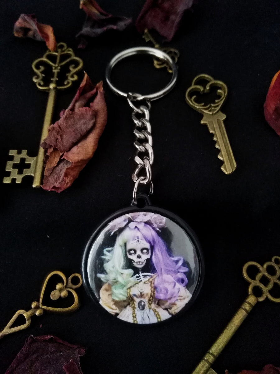 Keychain Santa Muerte – Horror Party Dolls